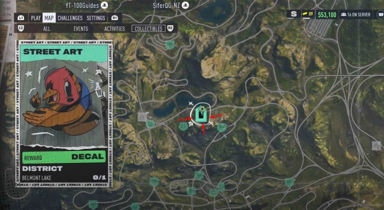 Need For Speed Unbound: Belmont Lake All Collectible Locations Need For Speed Unbound: Belmont Lake All Collectible Locations